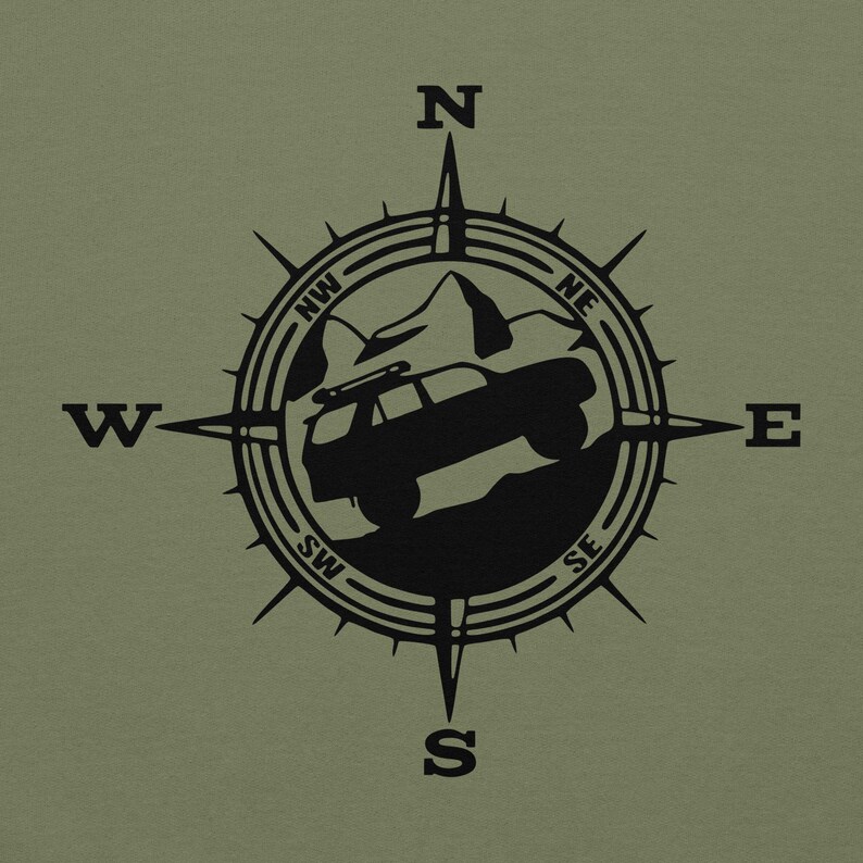 Toyota 4runner Compass Overlanding Hoodie Sweatshirt - Etsy