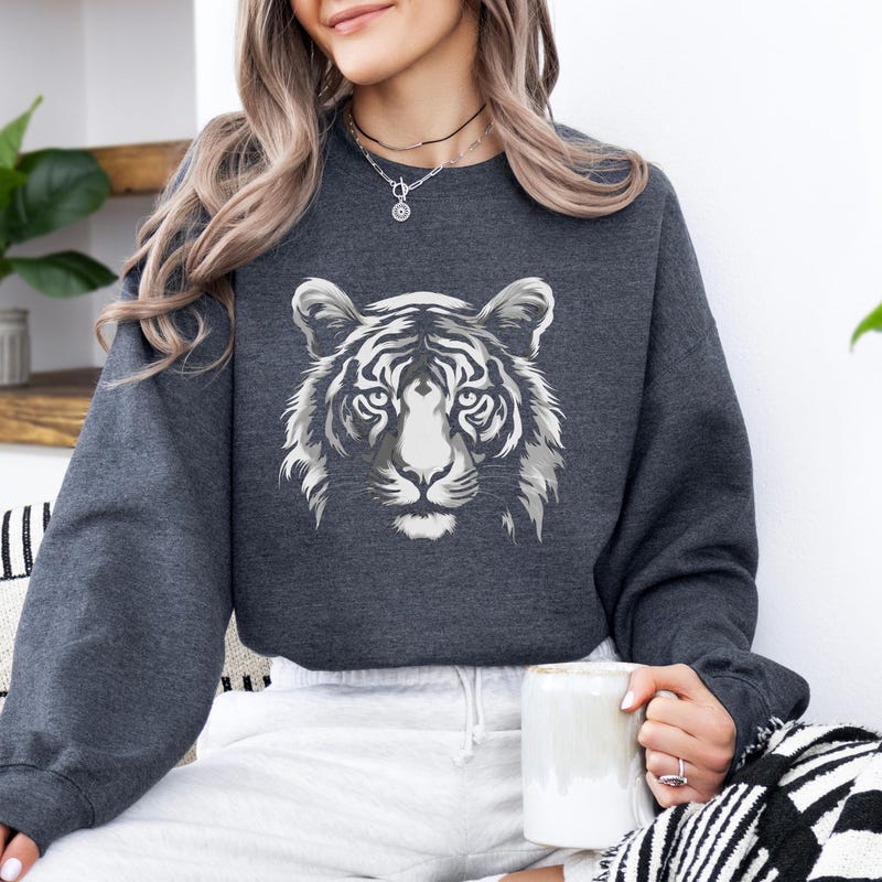 Tiger Sweatshirt - Etsy