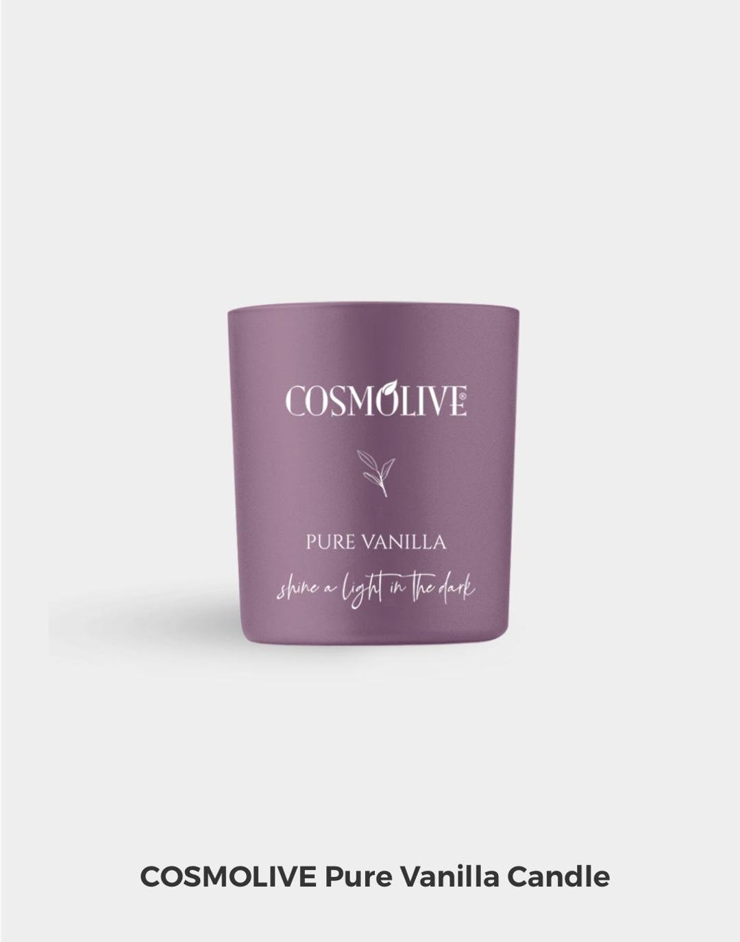 Pure Vanilla Candle /cosmolive - Etsy