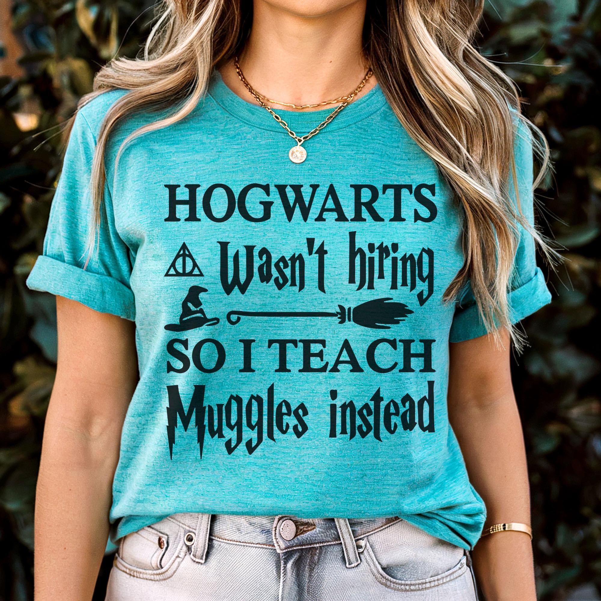Funny Teacher T-shirt, Muggle Teacher Shirt, Hogwarts Humor Tee, Gift ...