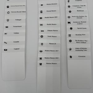 240+ Magic the Gathering Dividers & Labels for Every Major Set With ...