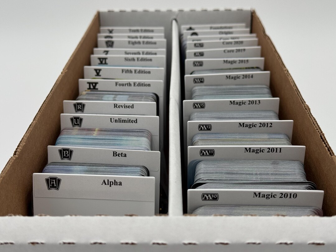 240+ Magic the Gathering Dividers & Labels for Every Major Set With ...
