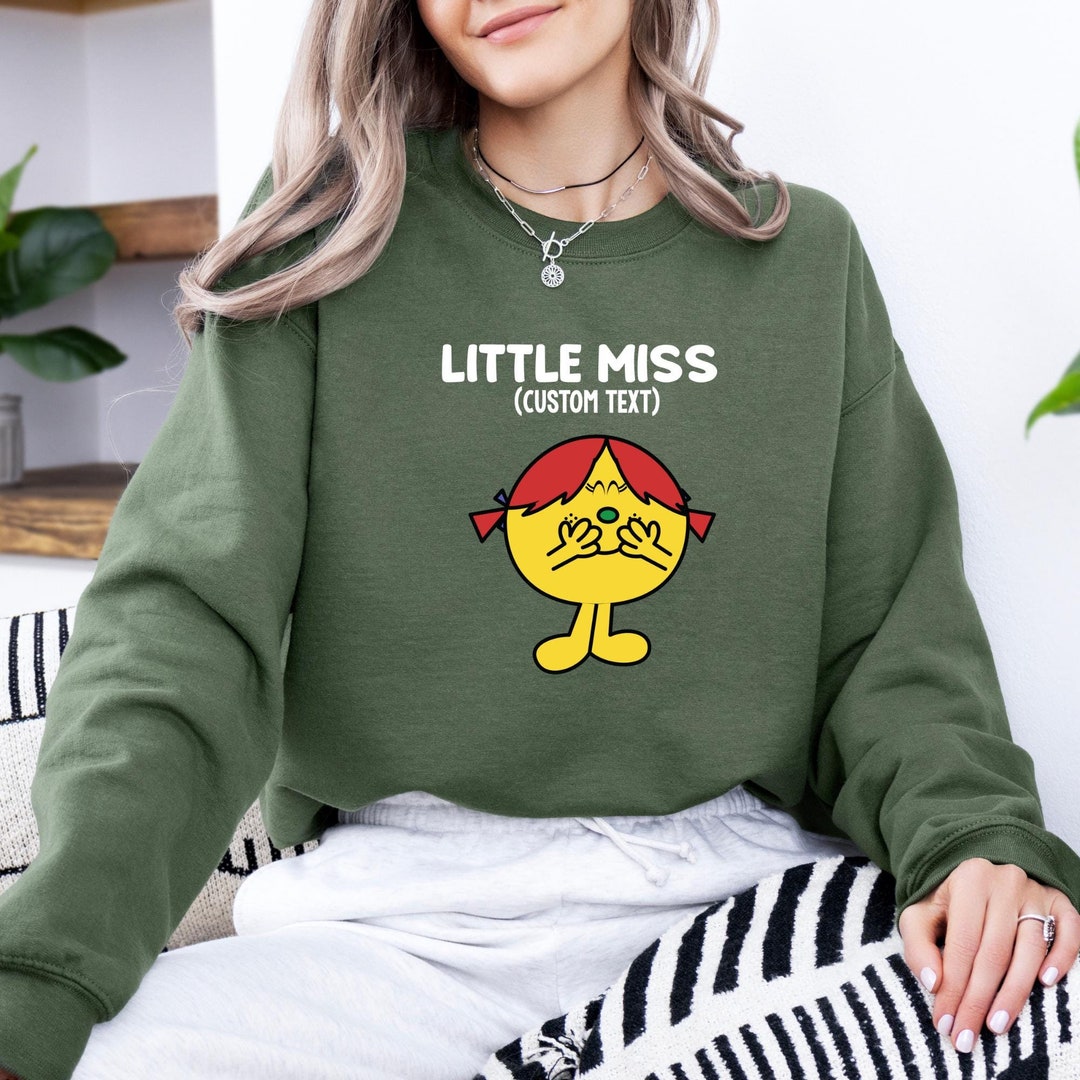 Custom Little Miss Sweatshirt, Personalized Little Miss Sweater, Little ...