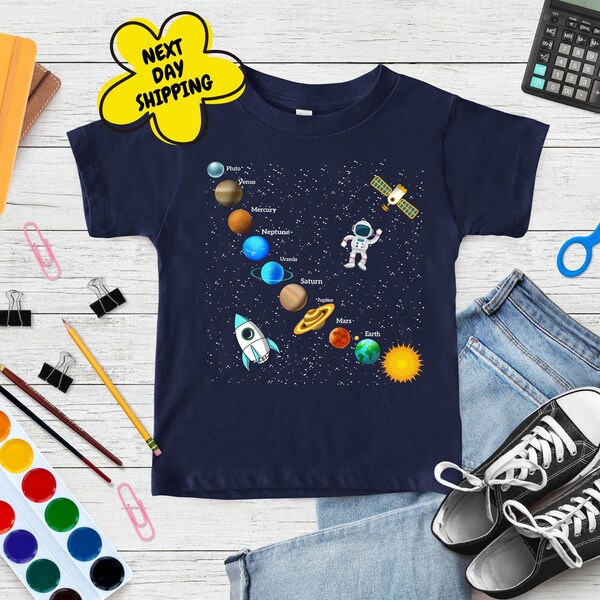 Solar System Shirt - Etsy