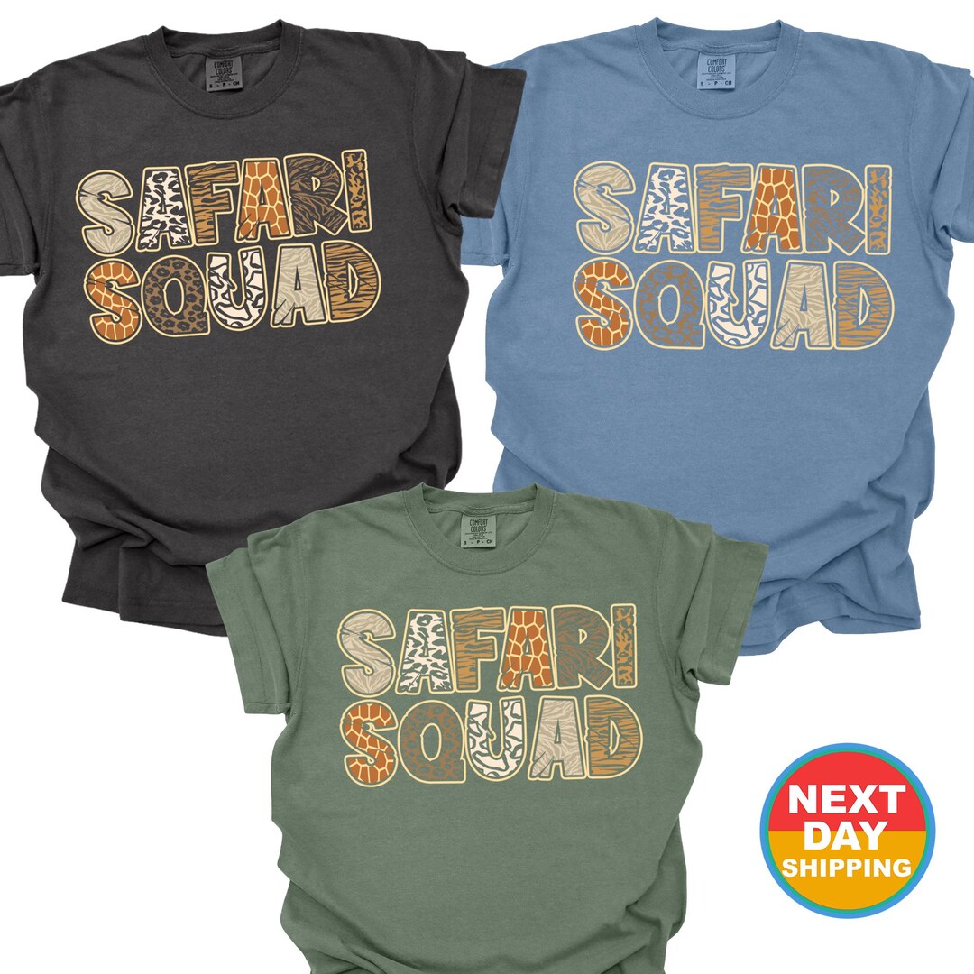 Safari Squad Shirt, Safari Gift, Safari Guide Shirt, Safari Trip Shirt ...