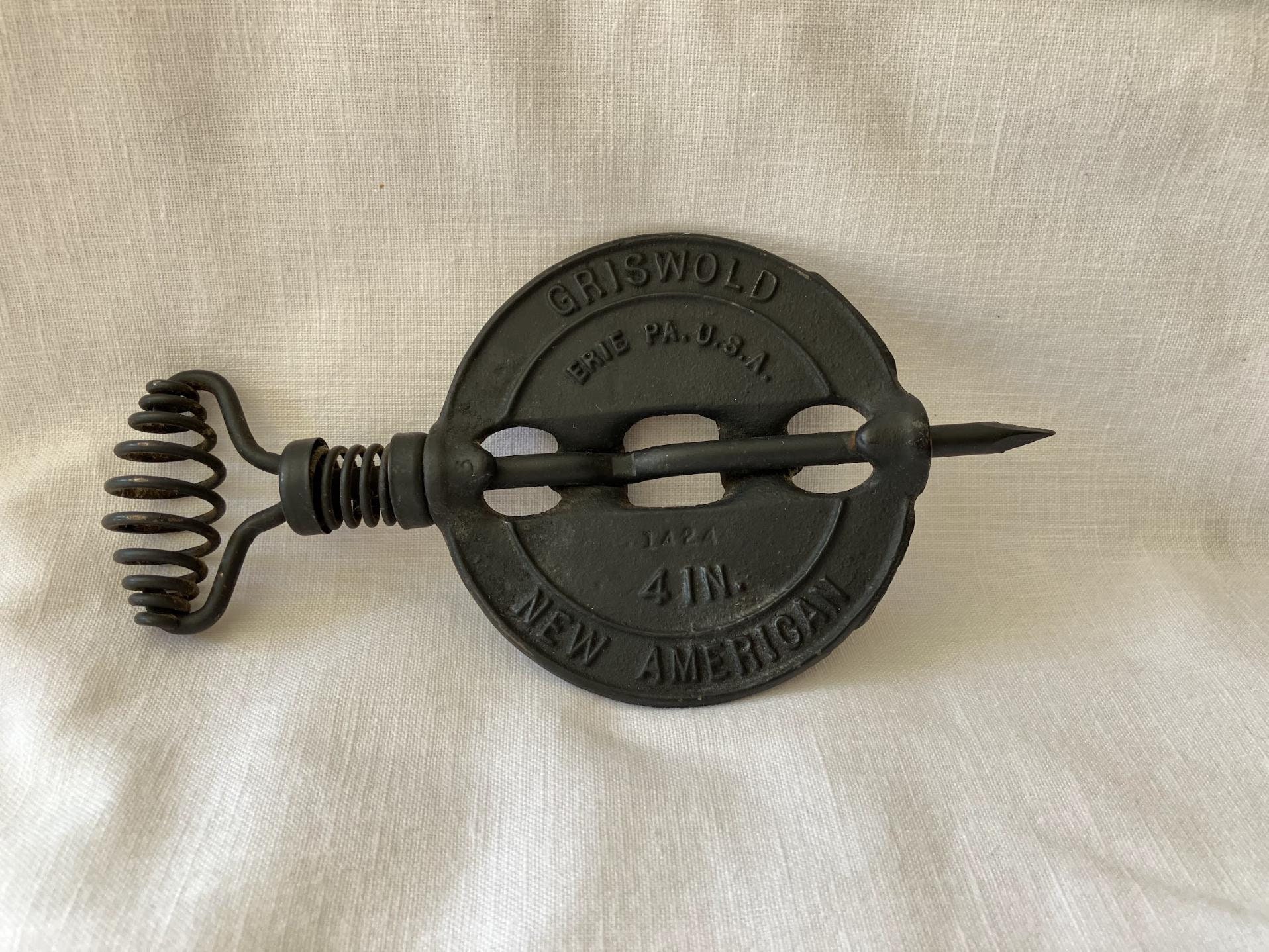 Vintage Griswold Cast Iron Flue Damper - Etsy