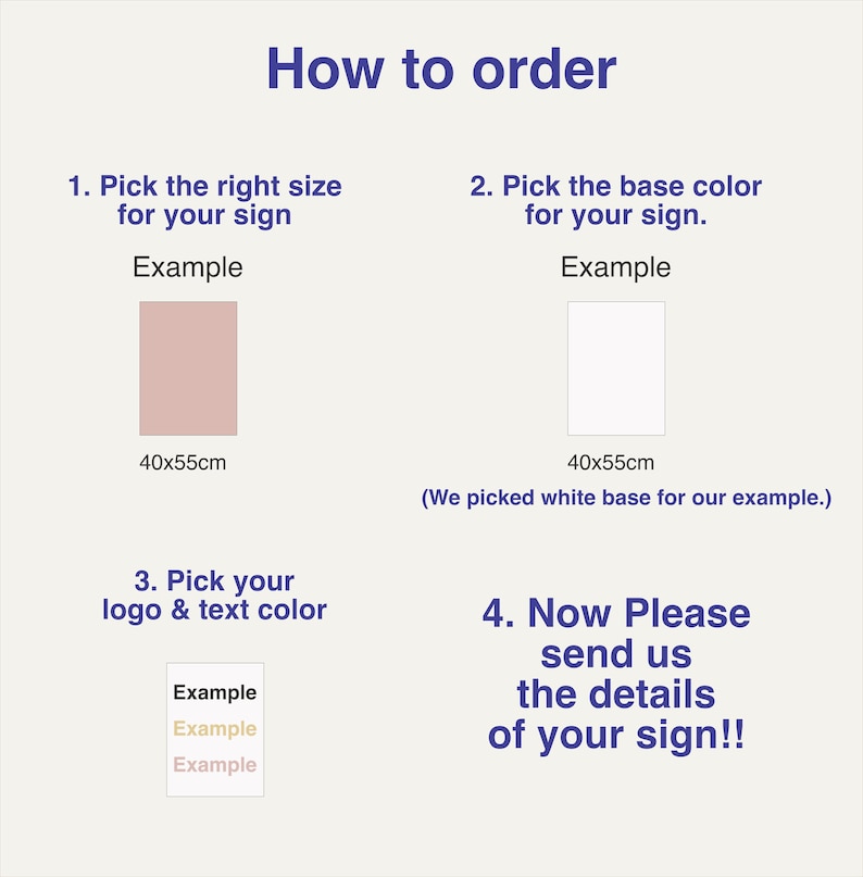 Personalized Acrylic Business Signs | Modern Commercial Designs - Etsy