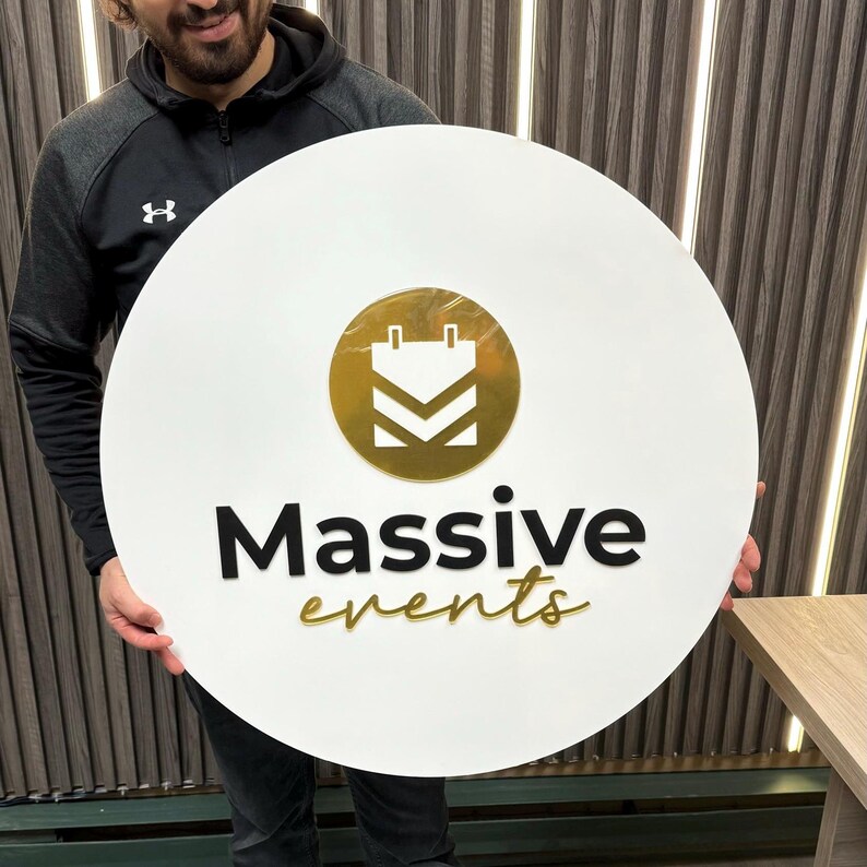 Personalized Acrylic Business Signs | Modern Commercial Designs - Etsy