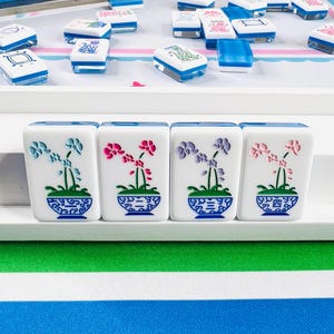 Mahjong Tiles Grandmillennial and Matching Neoprene Mat - Etsy