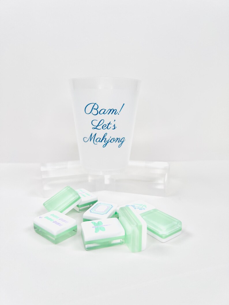 Mahjong Frosted Flex Cups - Etsy