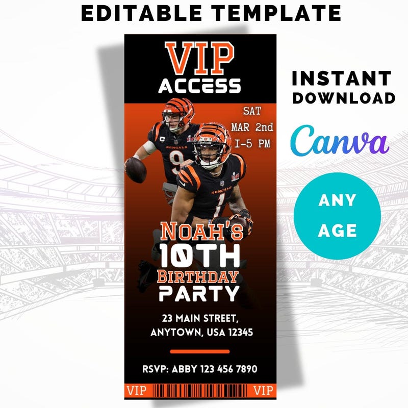 Jamarr Chase Bengals Party - Etsy