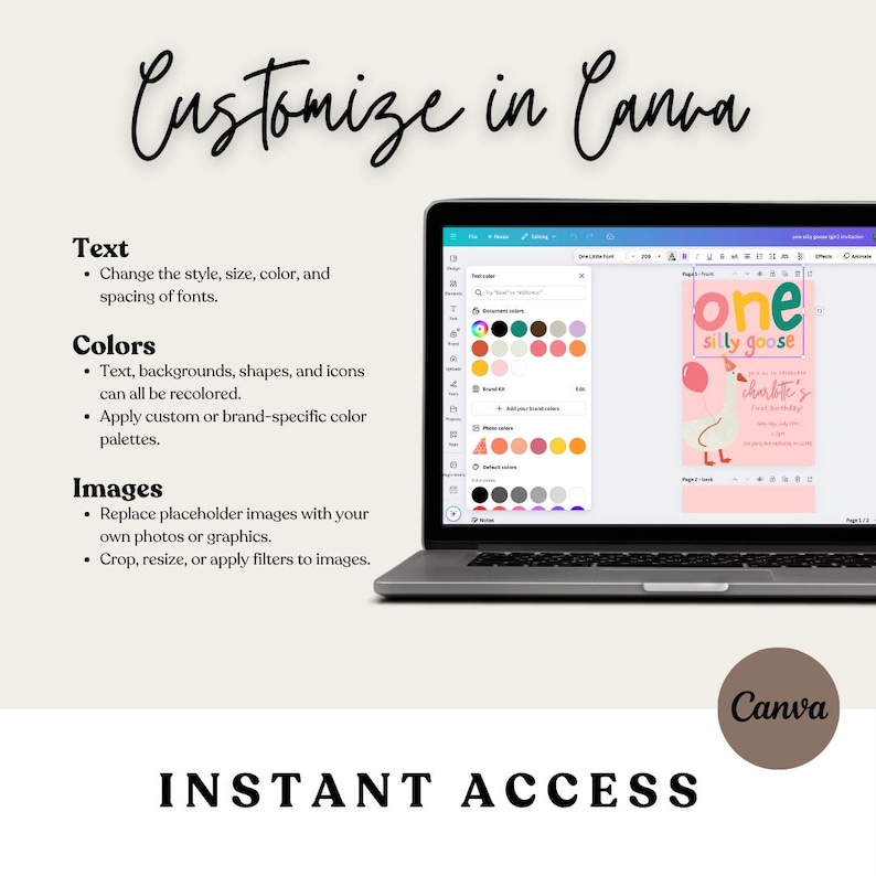 One Silly Goose Adopt A Goose Party Game Adoption Party Game First ...