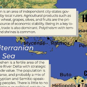 The World of the Patriarchs, Circa 2100 BC – 1600 BC | Bible Map ...