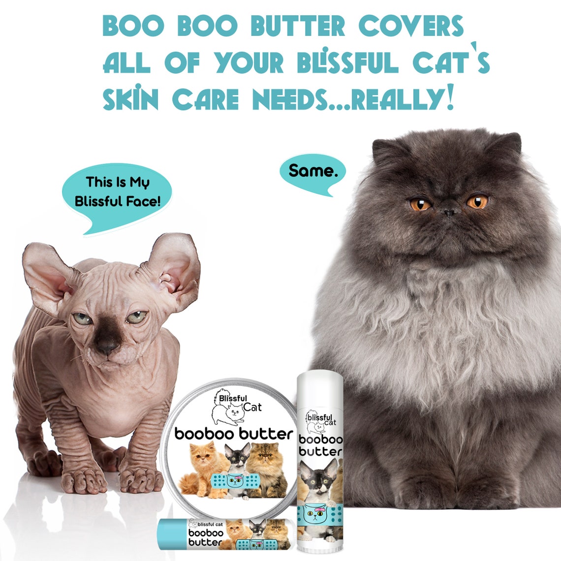 The Blissful Cat Boo Boo Butter All Natural Handcrafted Herbal | Etsy