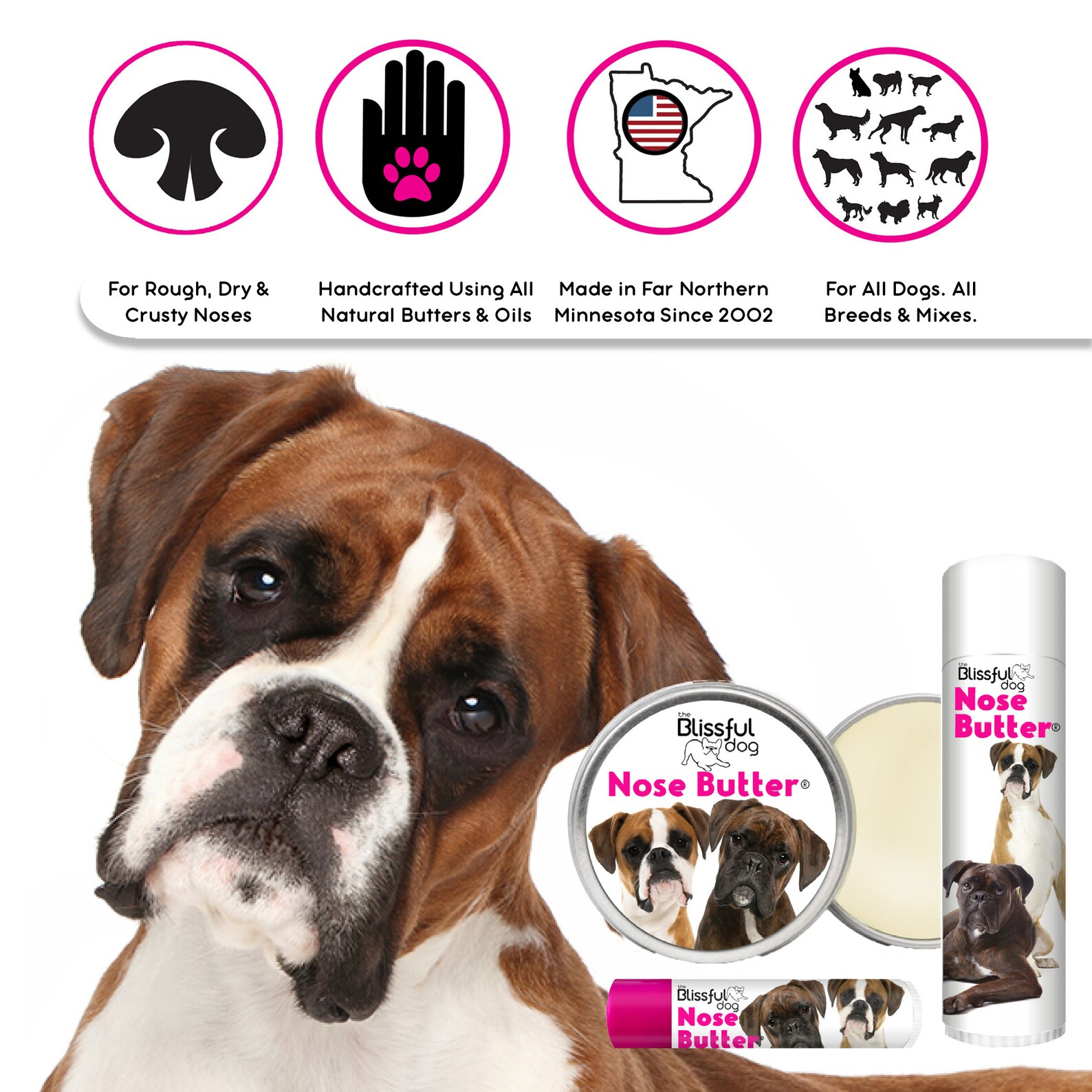 Boxer Duo Essential Care Combo Handcrafted Balms for Dry Dog - Etsy