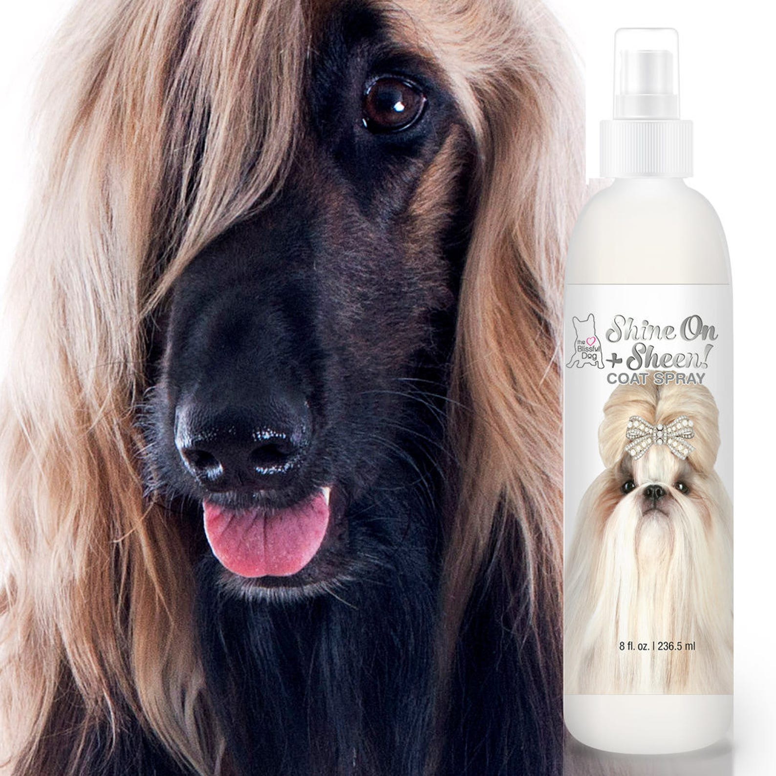 Blissfully Clean Dogs SHINE-ON SHEEN Dog Coat Spray Leave-In | Etsy