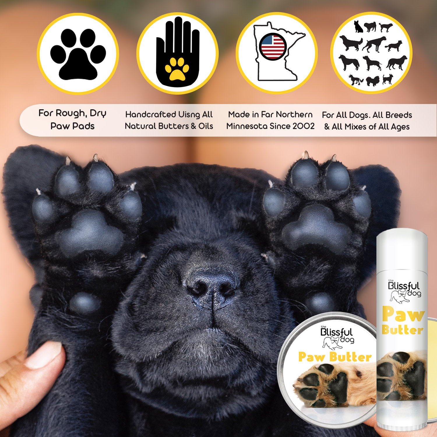 Cocker Spaniel Essential Care Combo Handcrafted Balms for Dry Dog Noses ...