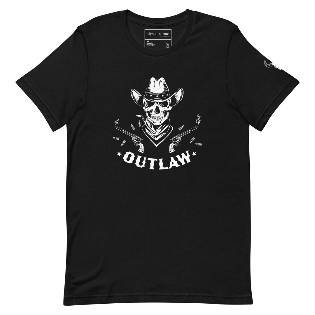 Gothic Western Outlaw - Unisex T-shirt - Etsy