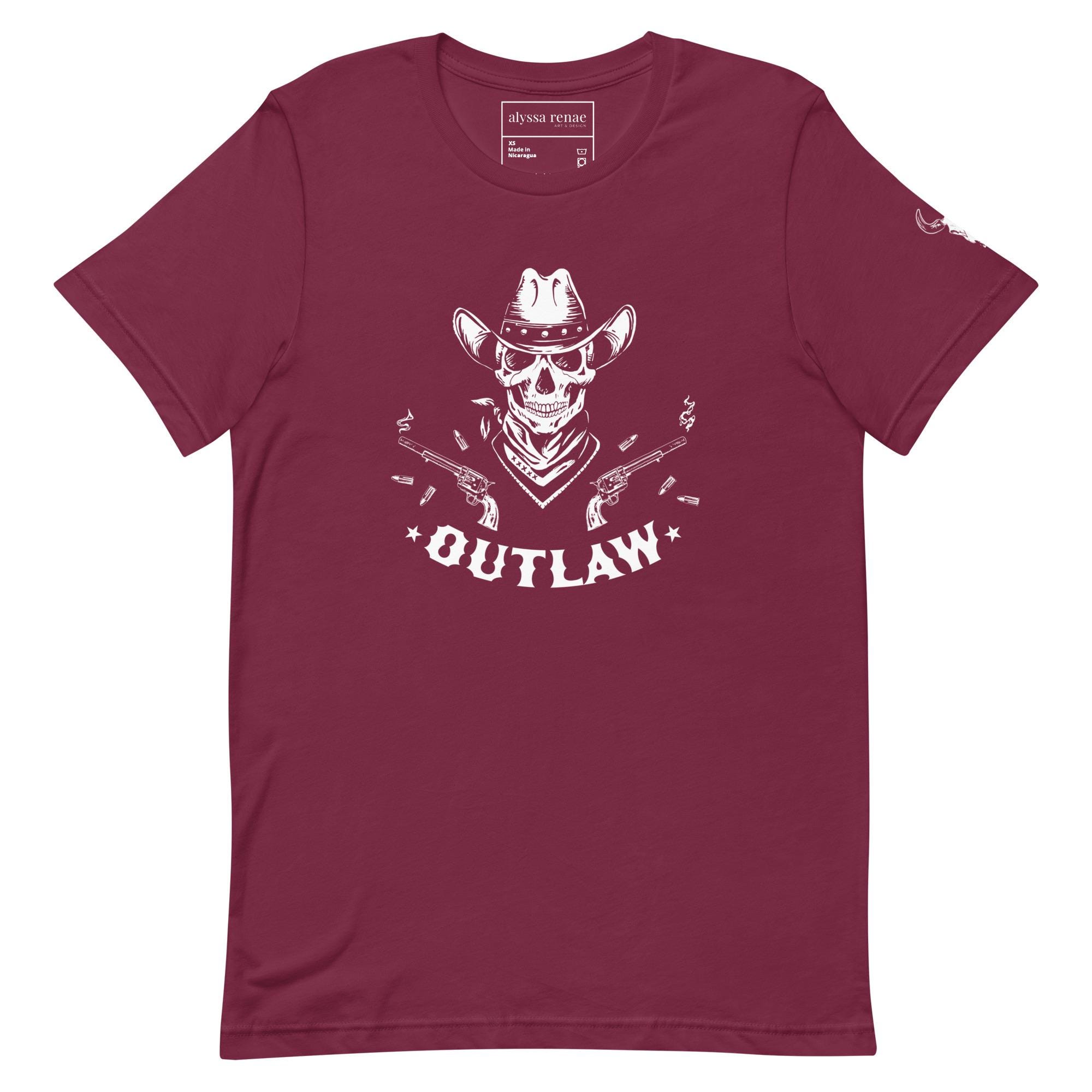 Gothic Western Outlaw - Unisex T-shirt - Etsy