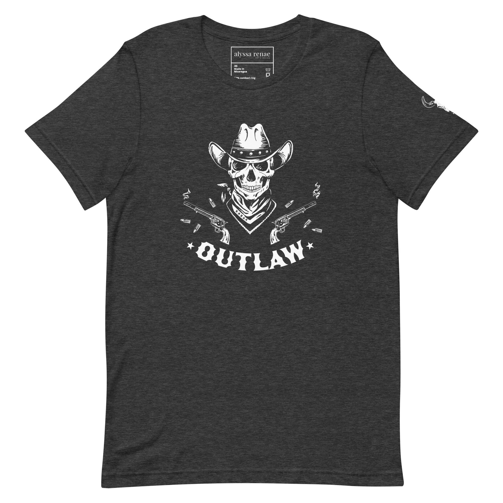 Gothic Western Outlaw - Unisex T-shirt - Etsy