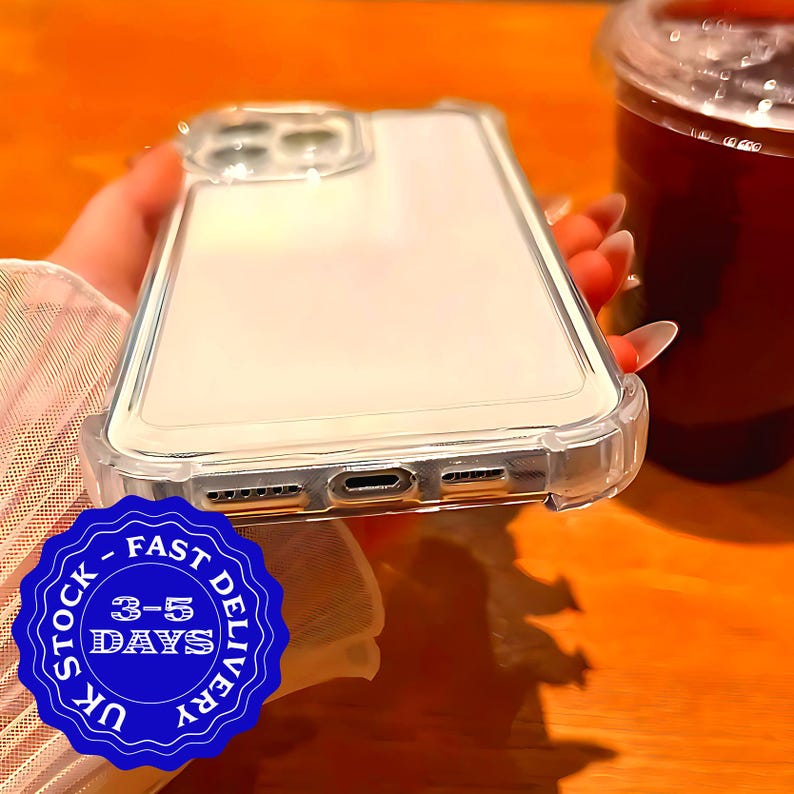 Luxury Original Shockproof Transparent Case for iPhone 15 14 16 Pro Max ...