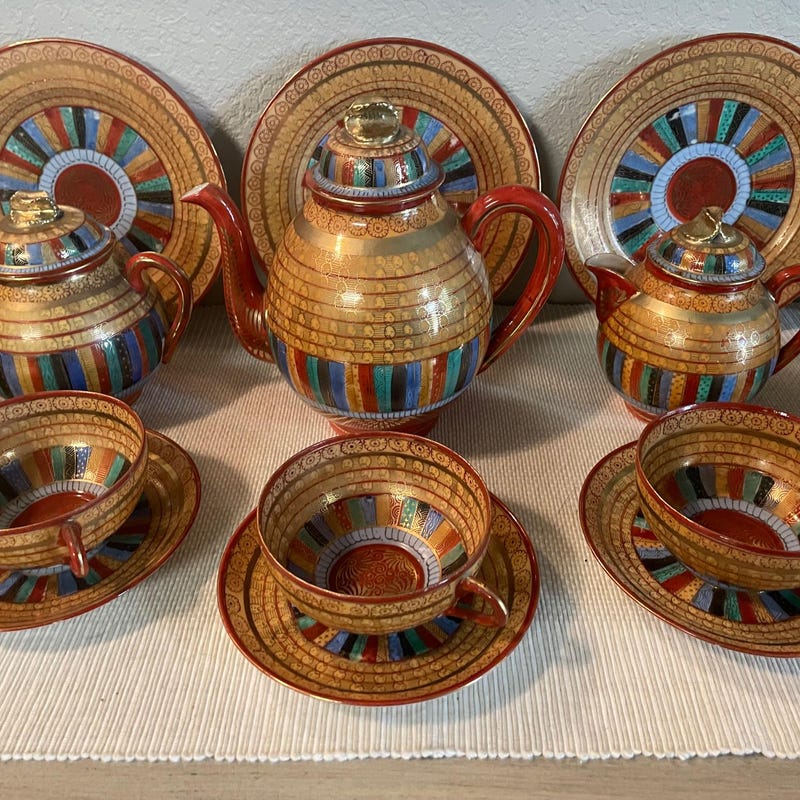 Antique Tea Set - Etsy