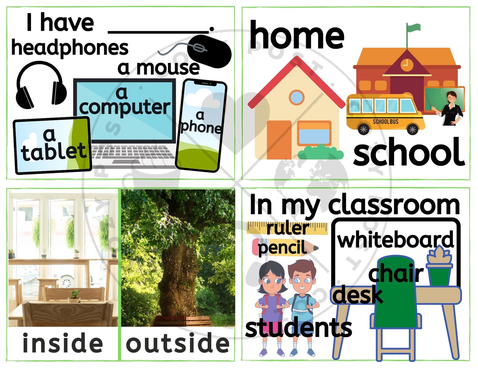 ESL Level 2 Vocabulary and Grammar Cards - VIPKID, Etc. - Etsy Canada