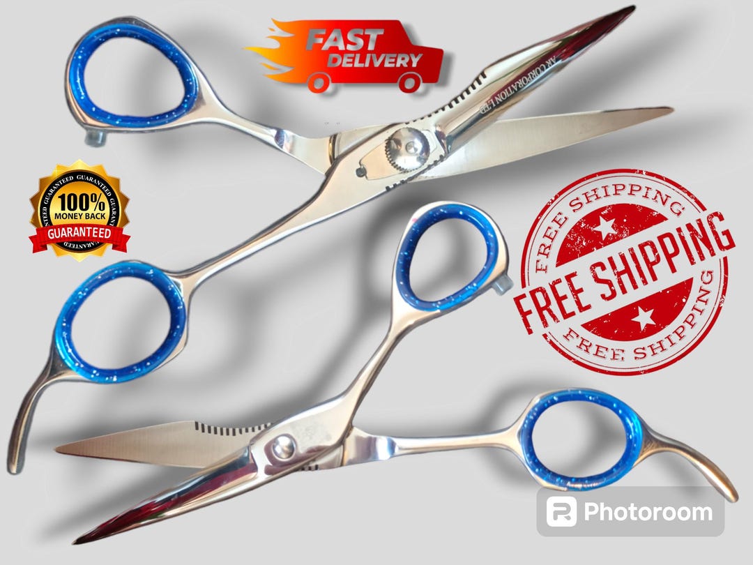 High Carbon Steel Hairdressing Scissors | Professional Barber & Salon ...