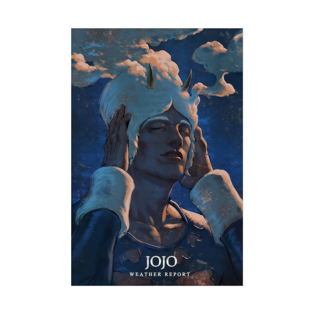 JOJO X Stone Ocean Aesthetic Poster, Anime Poster, Wall Art Print, Room ...