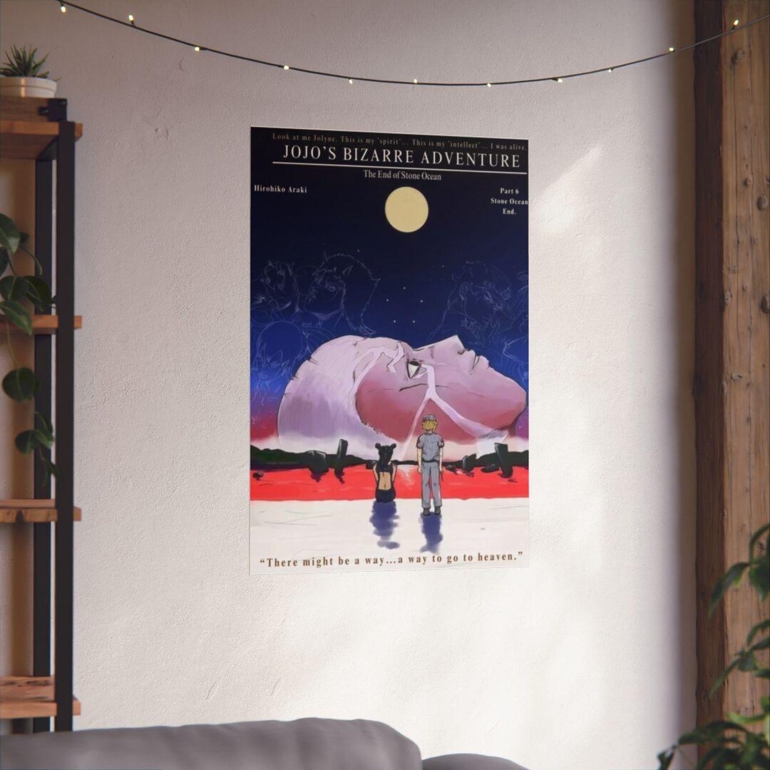 The End of Stone Ocean, JJBA Evangelion Movie Ending Parody Poster ...