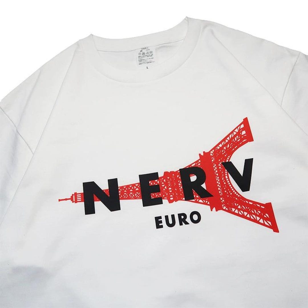 NERV Euro X Neon Genesis Anime Inspired End of Evangelion Paris T-shirt ...