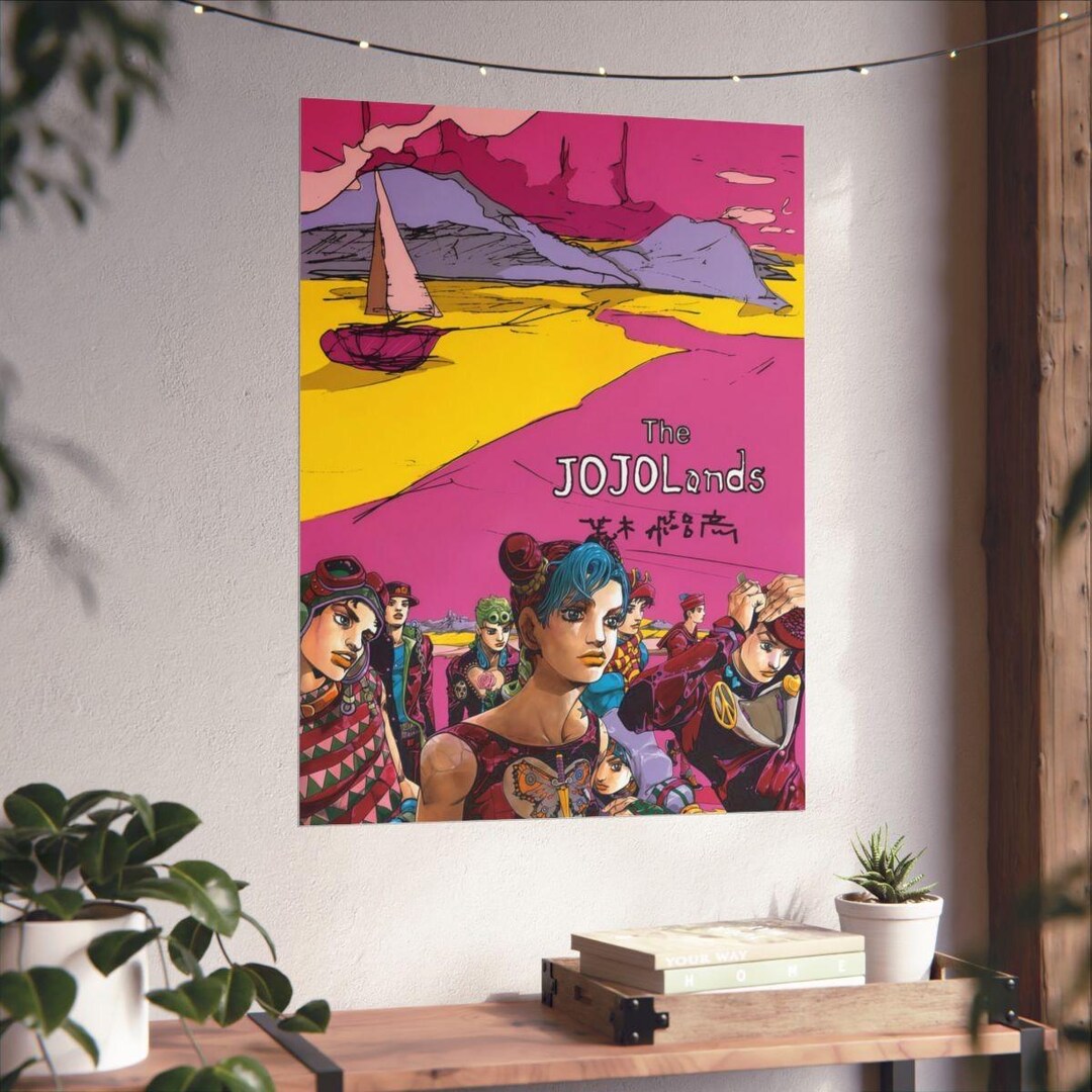 JOJO Wall Art, JOJOLANDS X JOJO Joestar Protagonists Hirohiko Araki ...