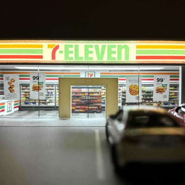 7 Eleven Diorama - Etsy