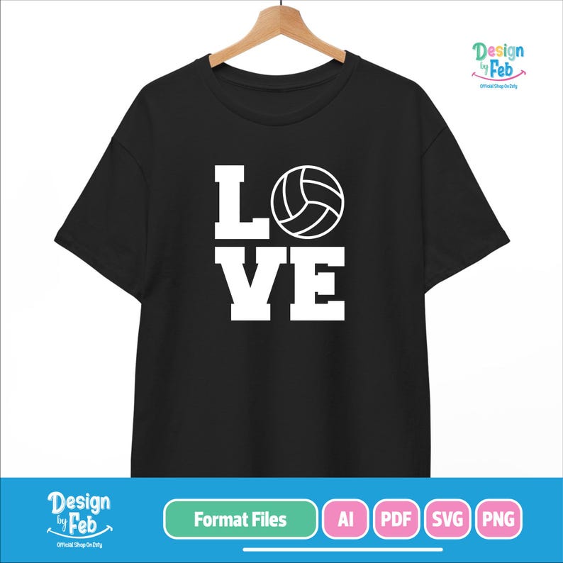 Volleyball Stacked Love SVG Files | Volleyball Mum Cut Files ...