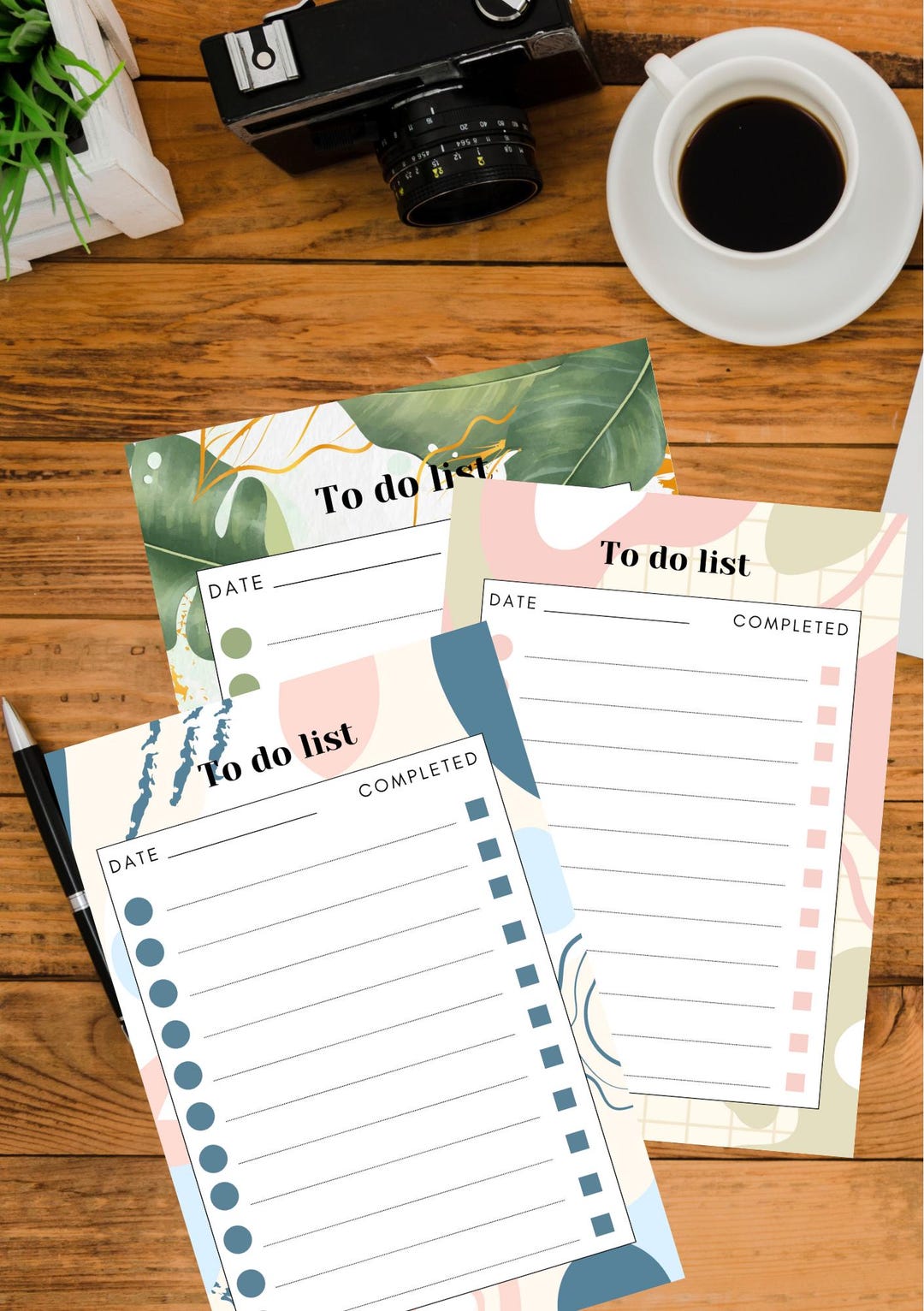 Printable to Do List | Daily, Weekly To-do Pdf Planner Checklist | A5 ...
