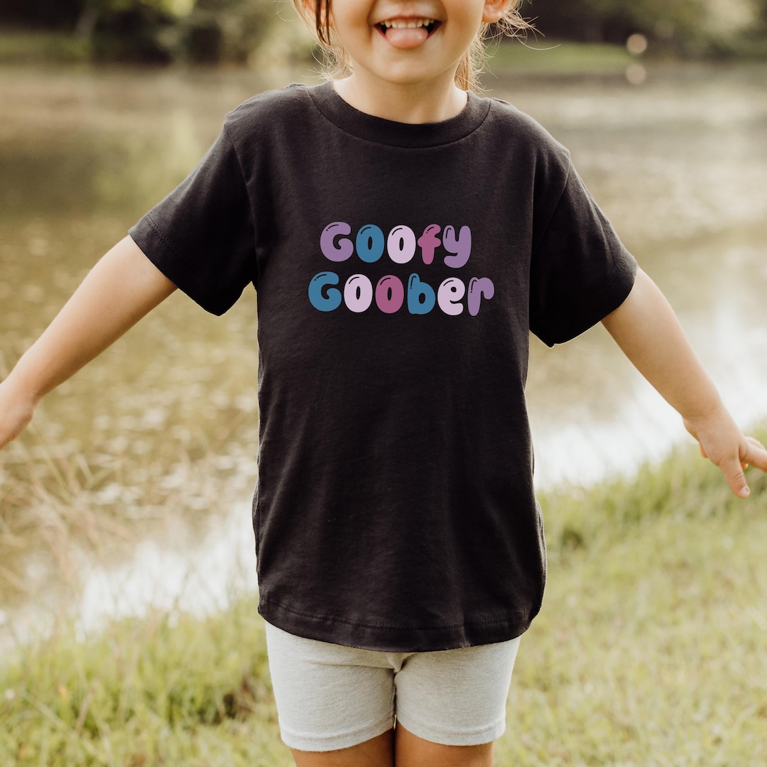 Silly Toddler Shirt Goofy Goober Kids Graphic Tee Cute Colorful Kid ...
