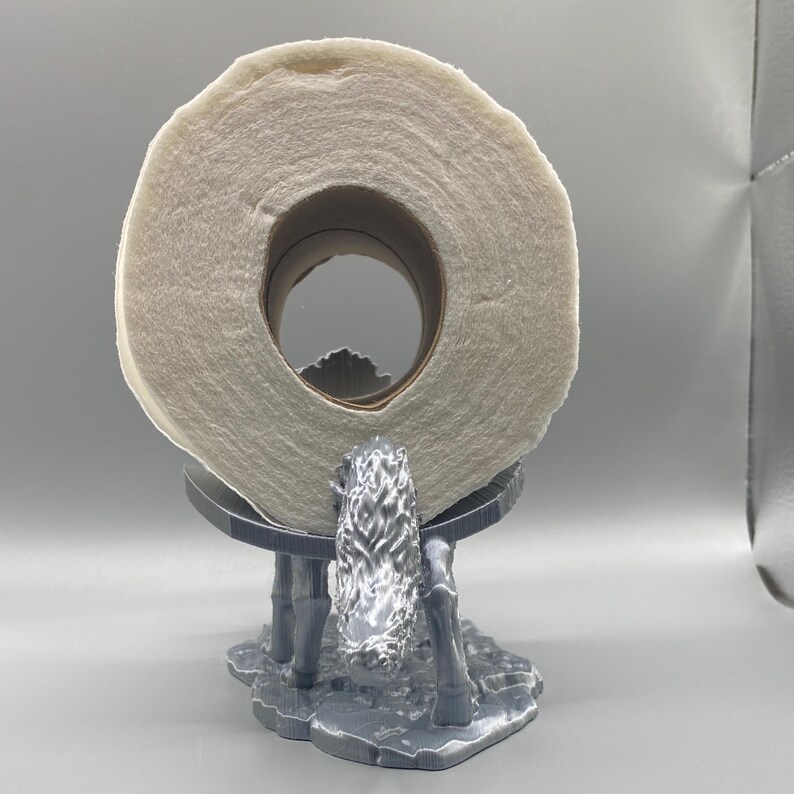 Gray Wolf in Shaun the Sheep Clothing Toilet Paper Holder Glossy Shiny ...