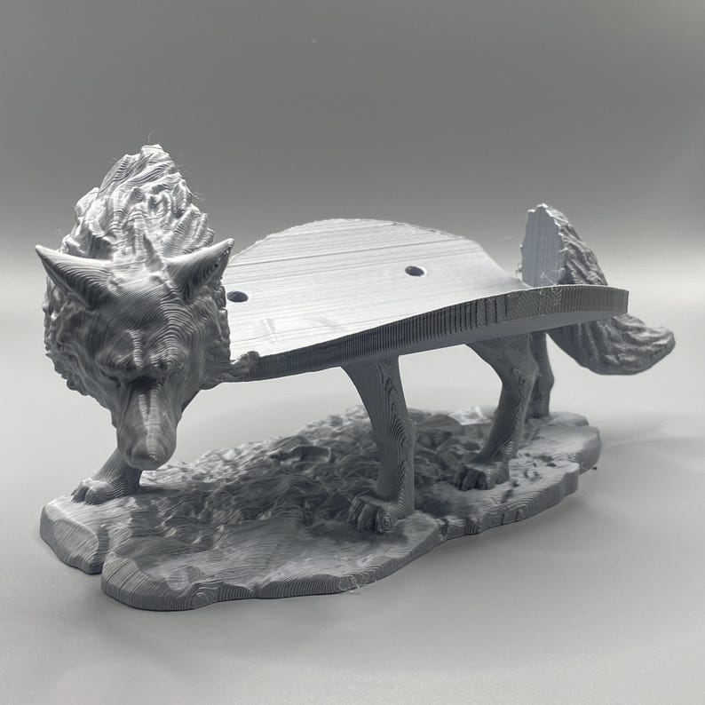 Gray Wolf in Shaun the Sheep Clothing Toilet Paper Holder Glossy Shiny ...