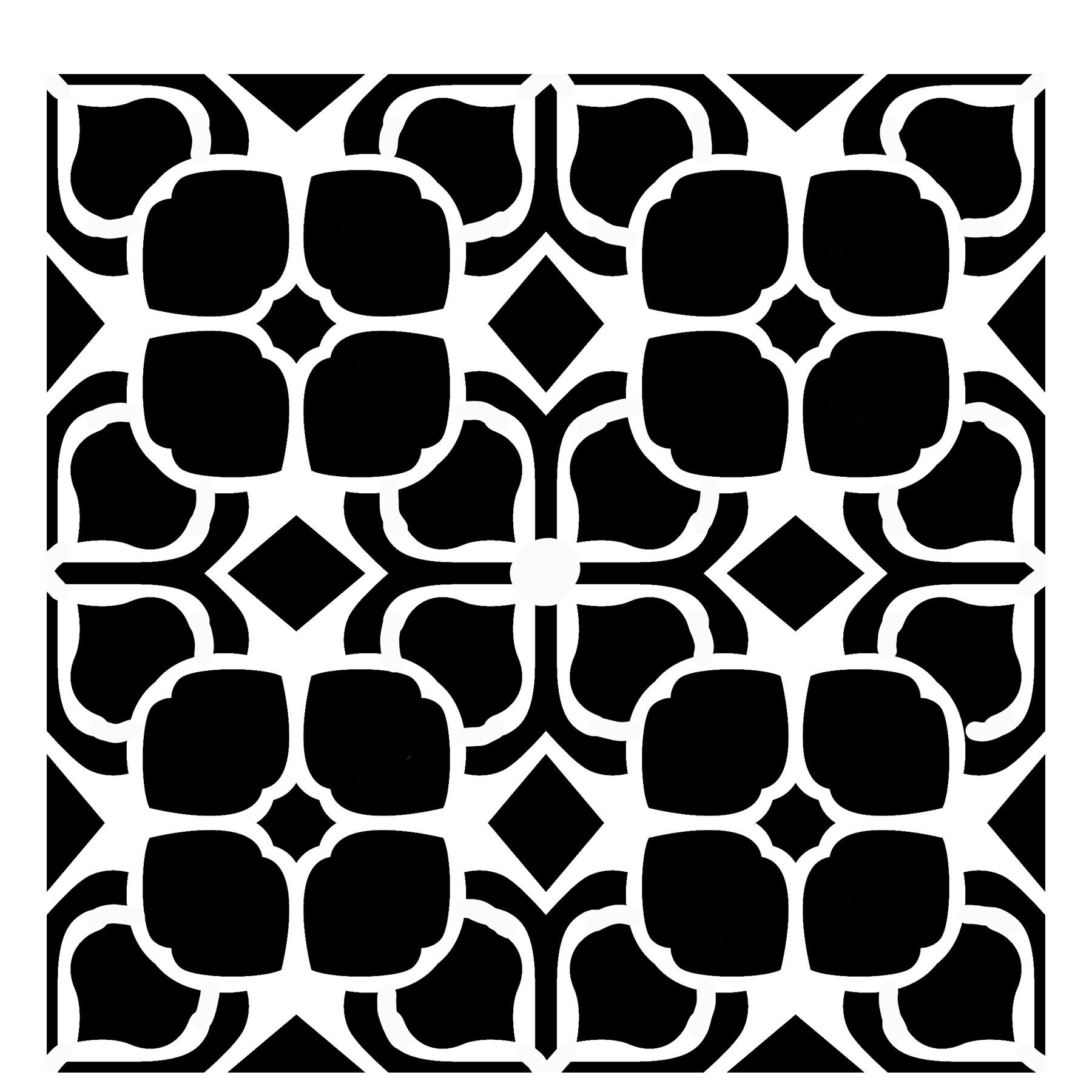 Printable Geometric Pattern Stencils