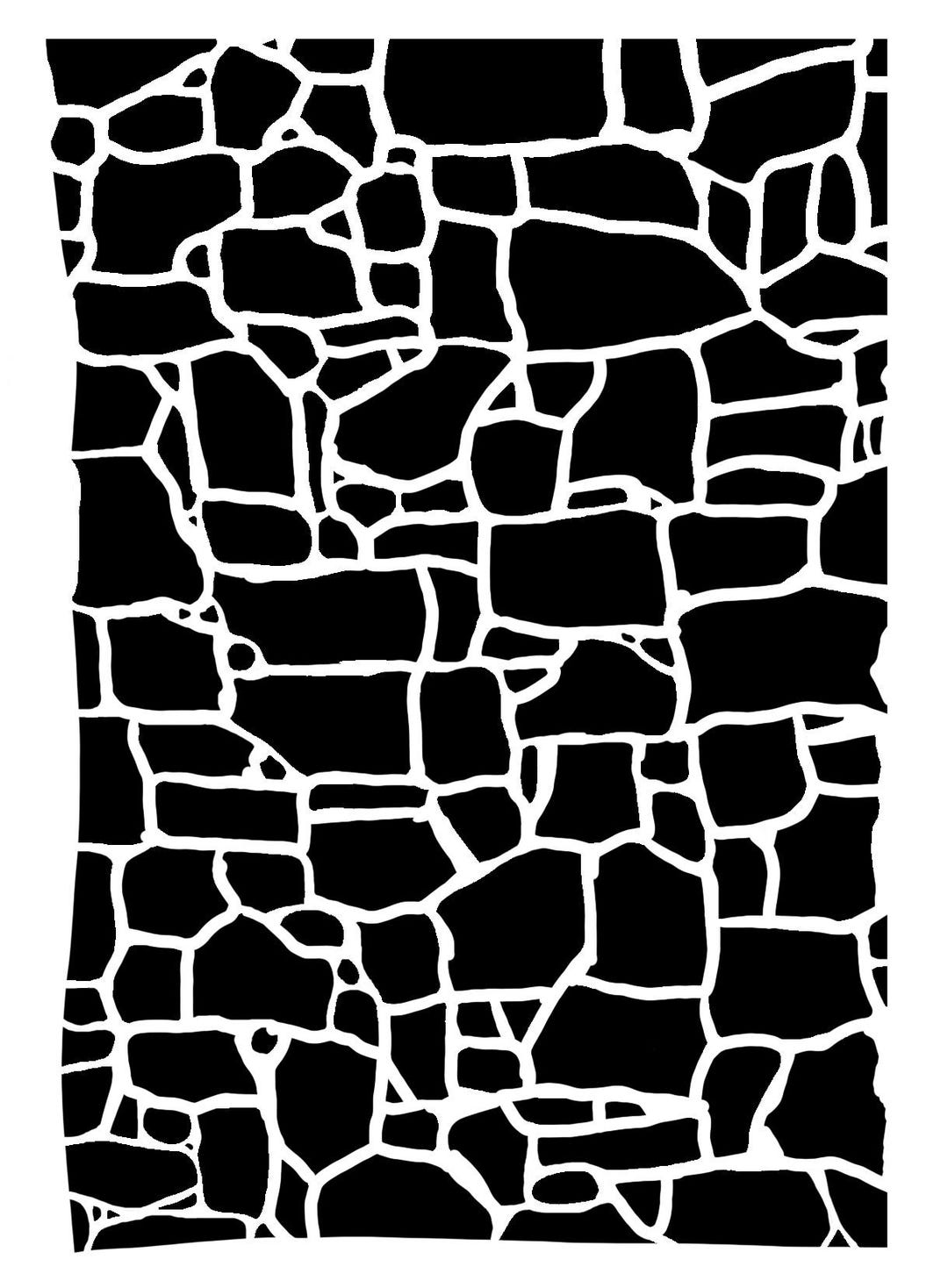 Cobblestone 9x12 Stencil, Crafting, Baking, Kids, Journaling, Art ...