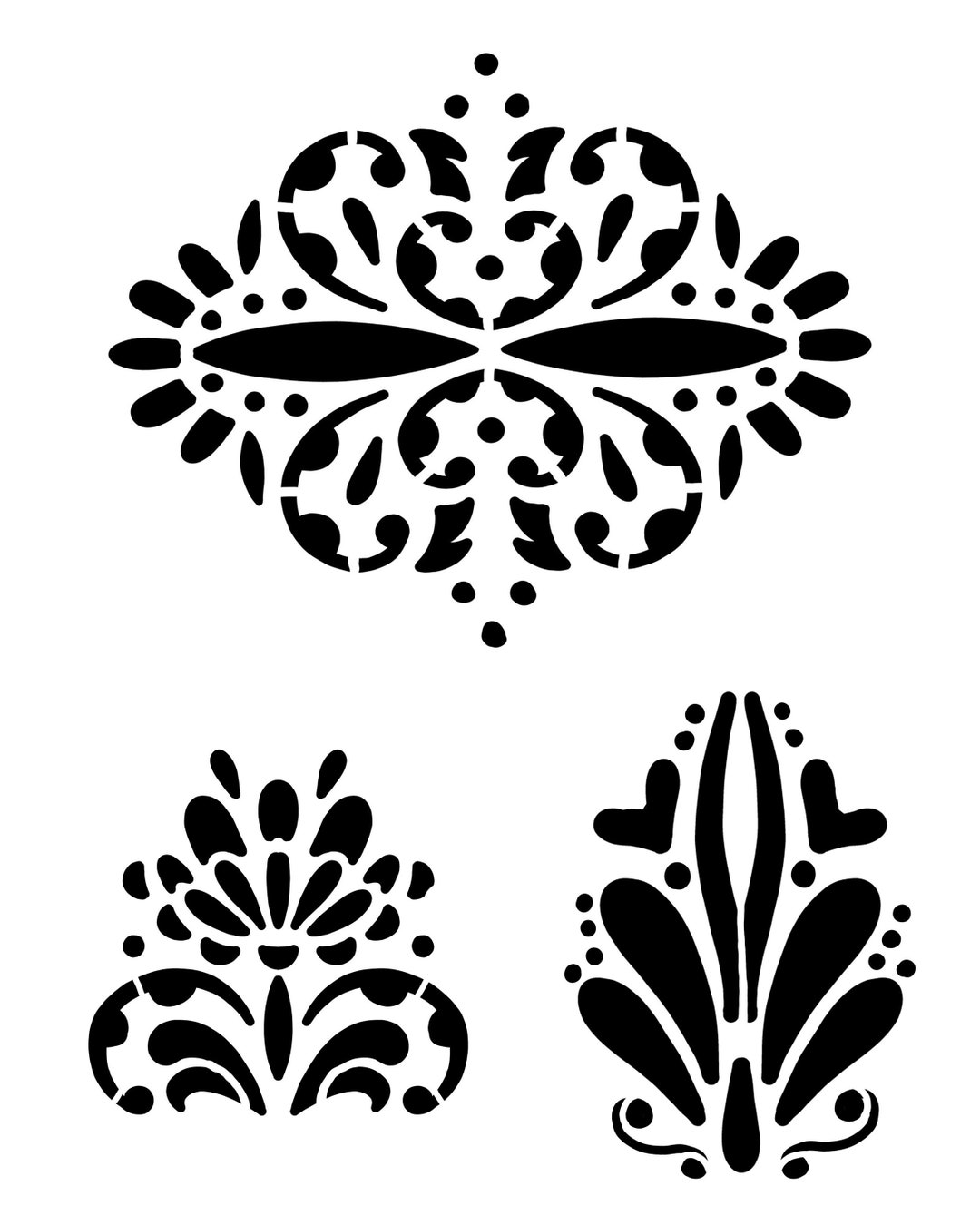 Spanish Elements 8x10 Stencil, Crafting, Baking, Kids, Journaling, Art ...
