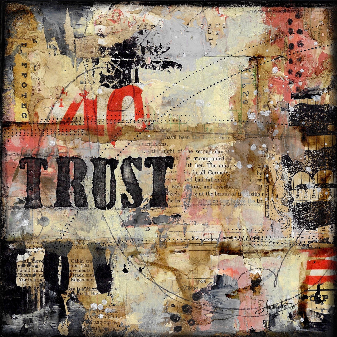 Trust, Print on Wood and Print to Be Framed PTBF - Etsy
