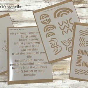 Rustic Churches 8x10 Stencil, Crafting, Baking, Kids, Journaling, Art ...
