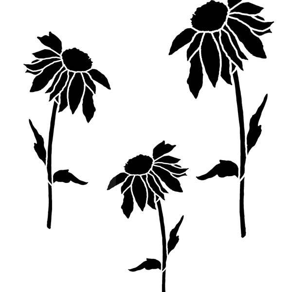 Daisy Stencil - Etsy
