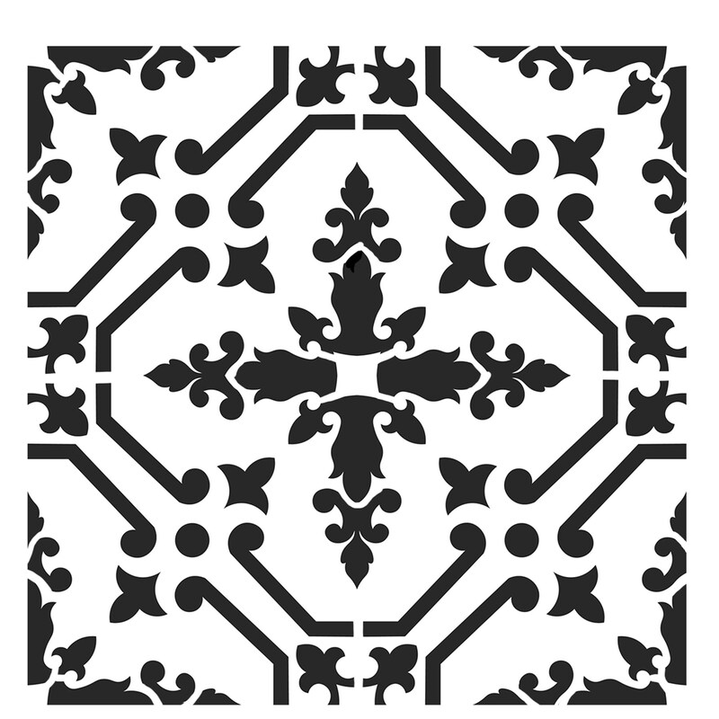 Tile Stencil 6x6 - Etsy