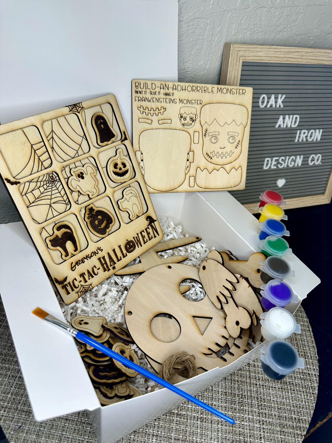 DIY Boo Box, Halloween Box, Craft Halloween Box, DIY Paint Box ...