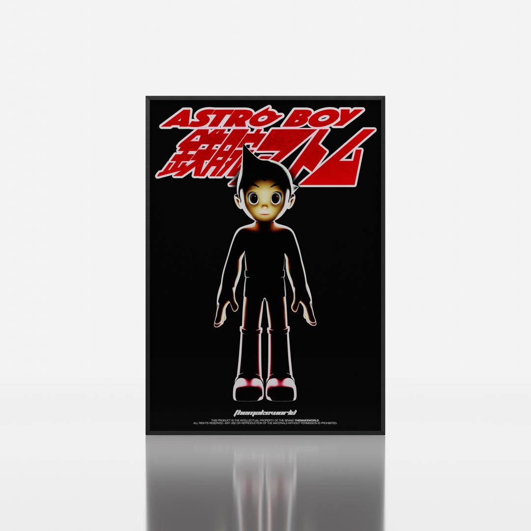 Astro Boy Digital Poster Unique Design - Etsy