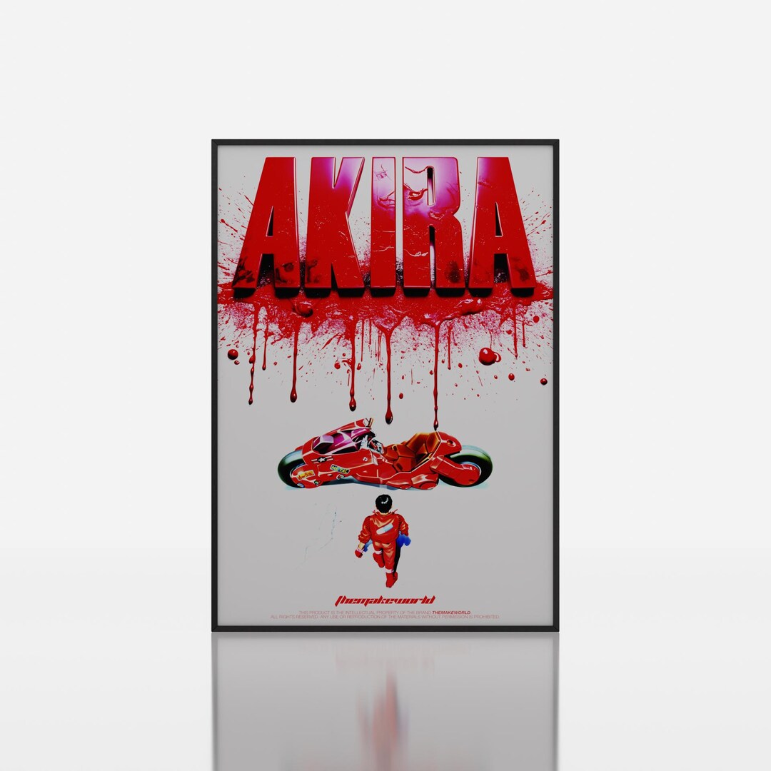 Digital Poster akira: Reimagined Unique Design - Etsy