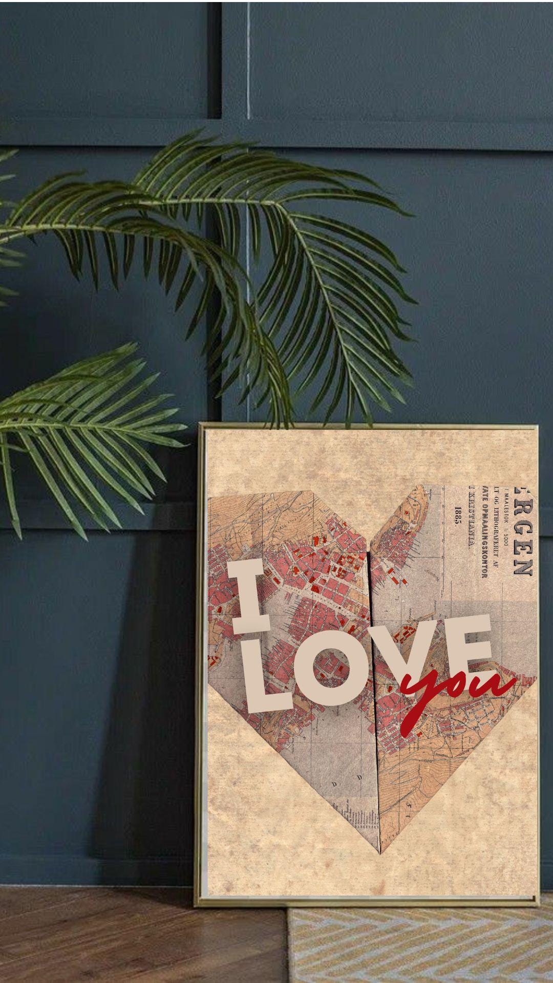 February14, Valentine's Day Poster, Printable Wall Art, I Love You ...