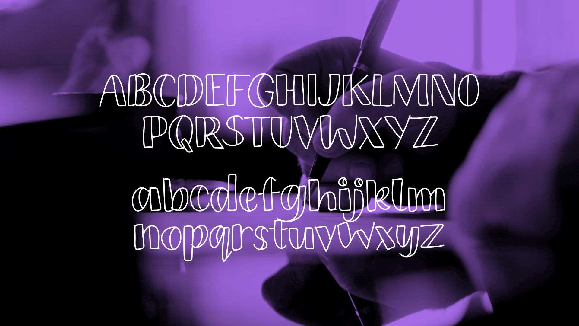 Faux Lettering Font | Hand Drawn Font | Digital Font - Etsy